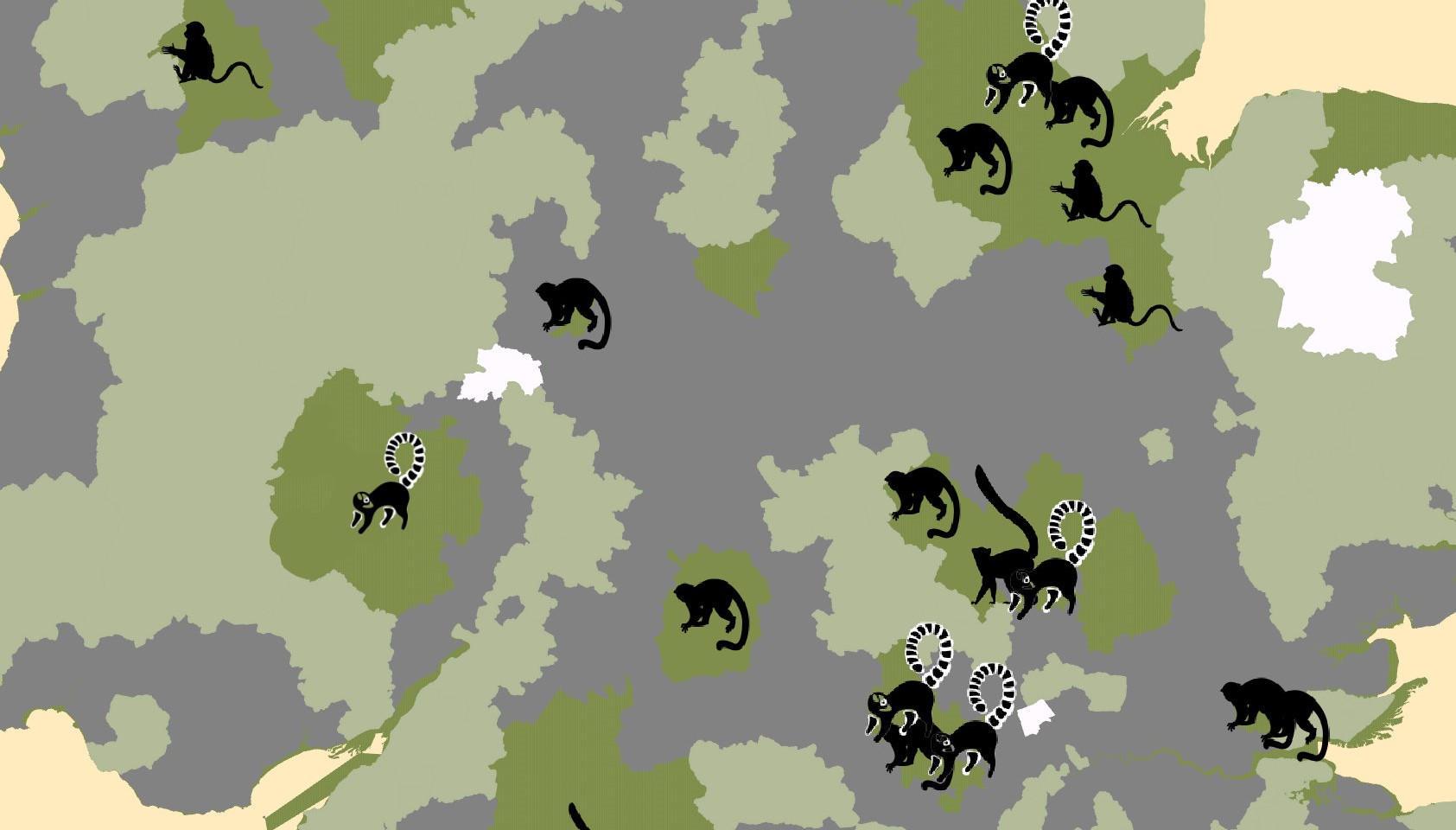 Mapping Primate Species : getting the best out of your data - Resource ...